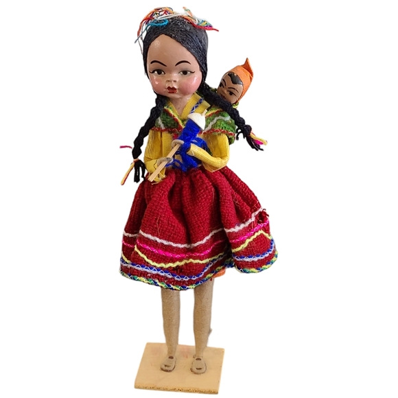 Vintage | Accents | Handmade Peruvian Collectible Doll | Poshmark
